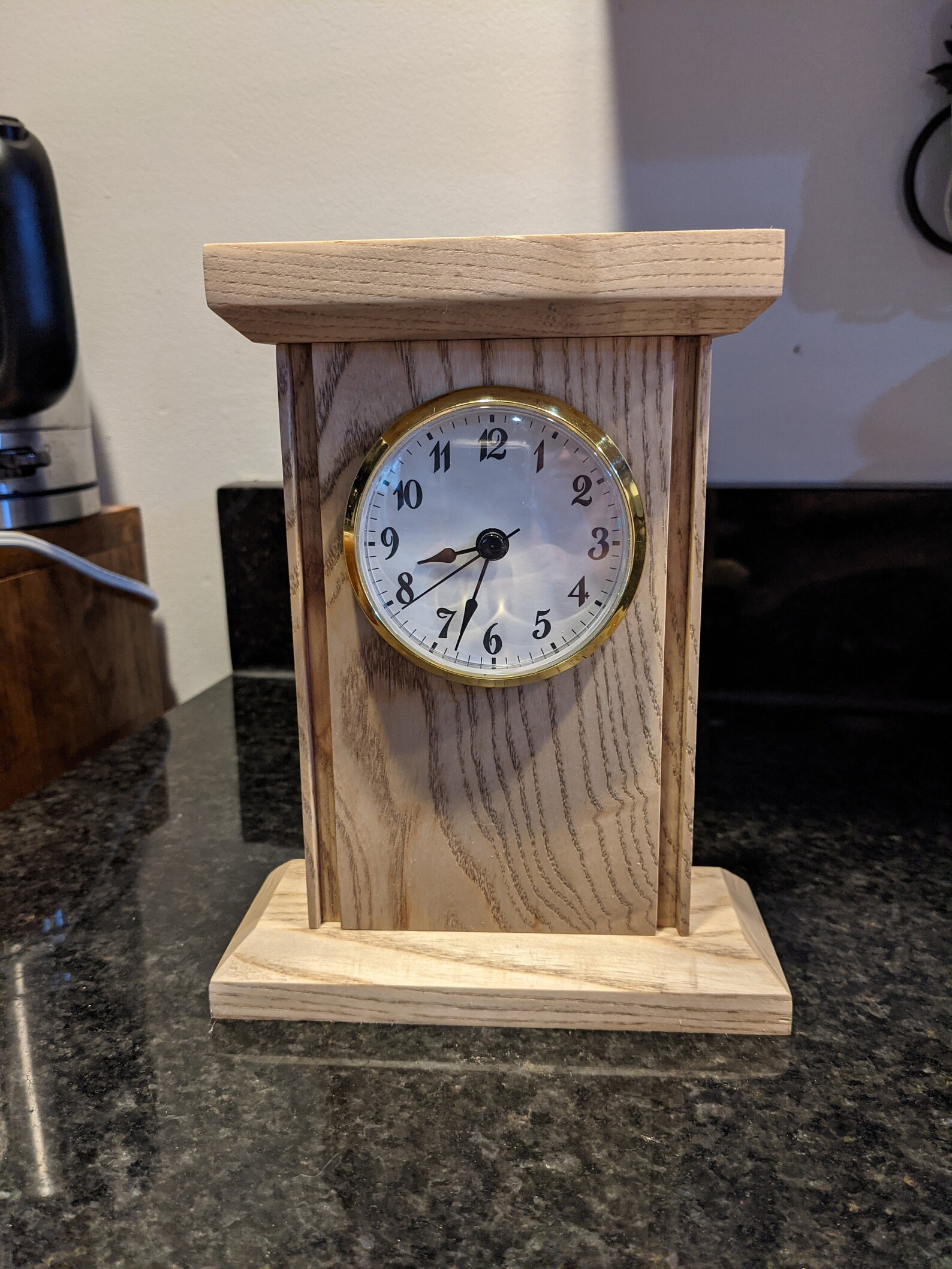 Clock, Desk Clock, Wall Clock, Handmade Wooden Clock, Wooden Clock ...