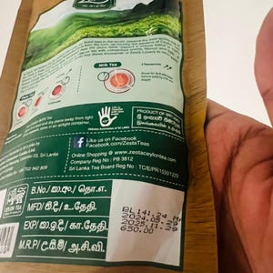 Ceylon Gold Premium Sri Lanka Tea Packet 190grm - Etsy