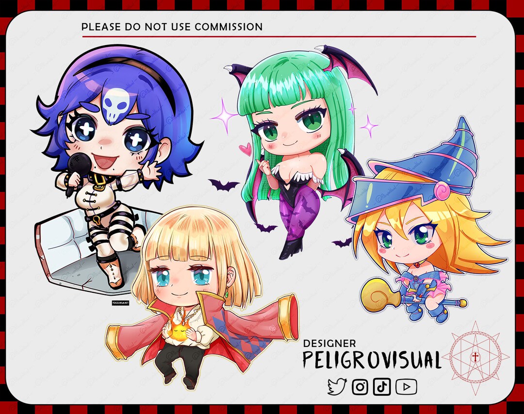 Custom Chibi Anime Character Commission Chibi Character Chibi Icon Cute ...