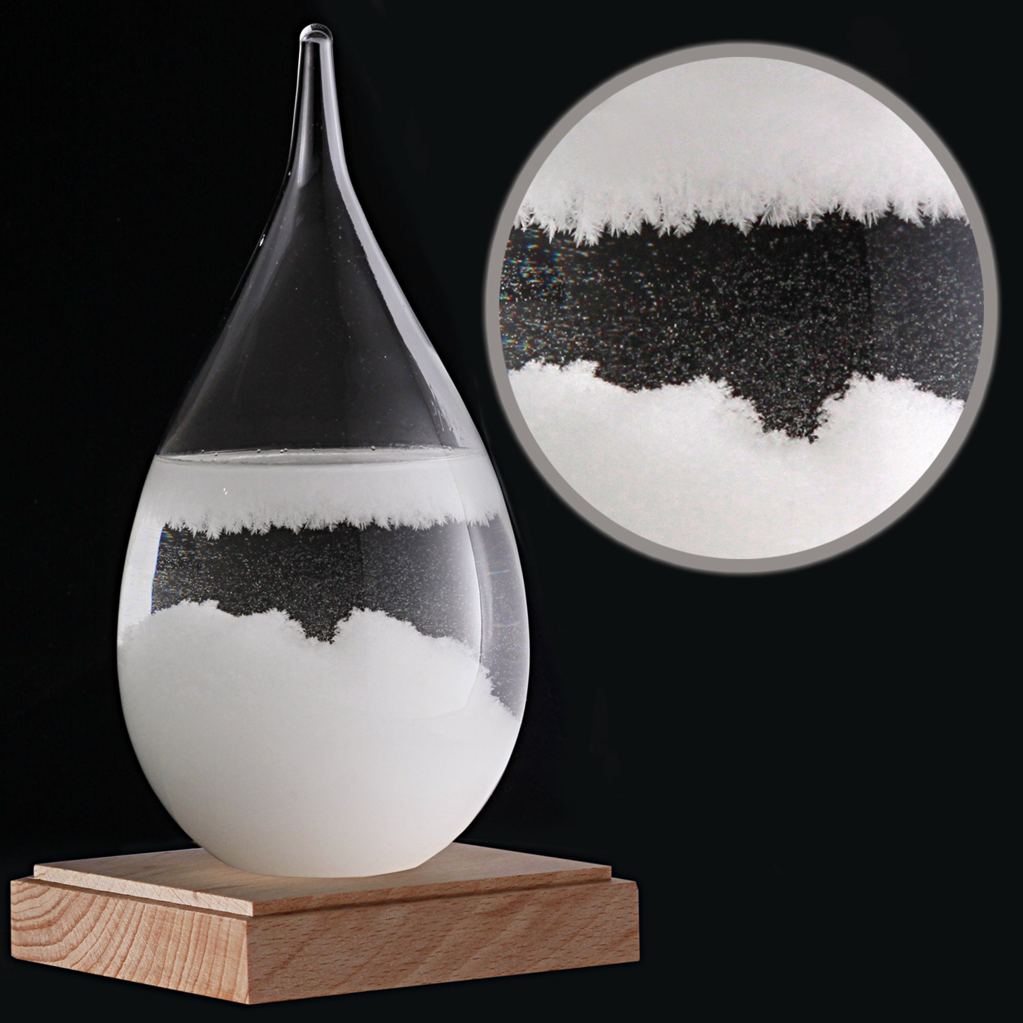 Storm Glass Weather Predictor Weather Glass 2 in 1 Set - Etsy UK