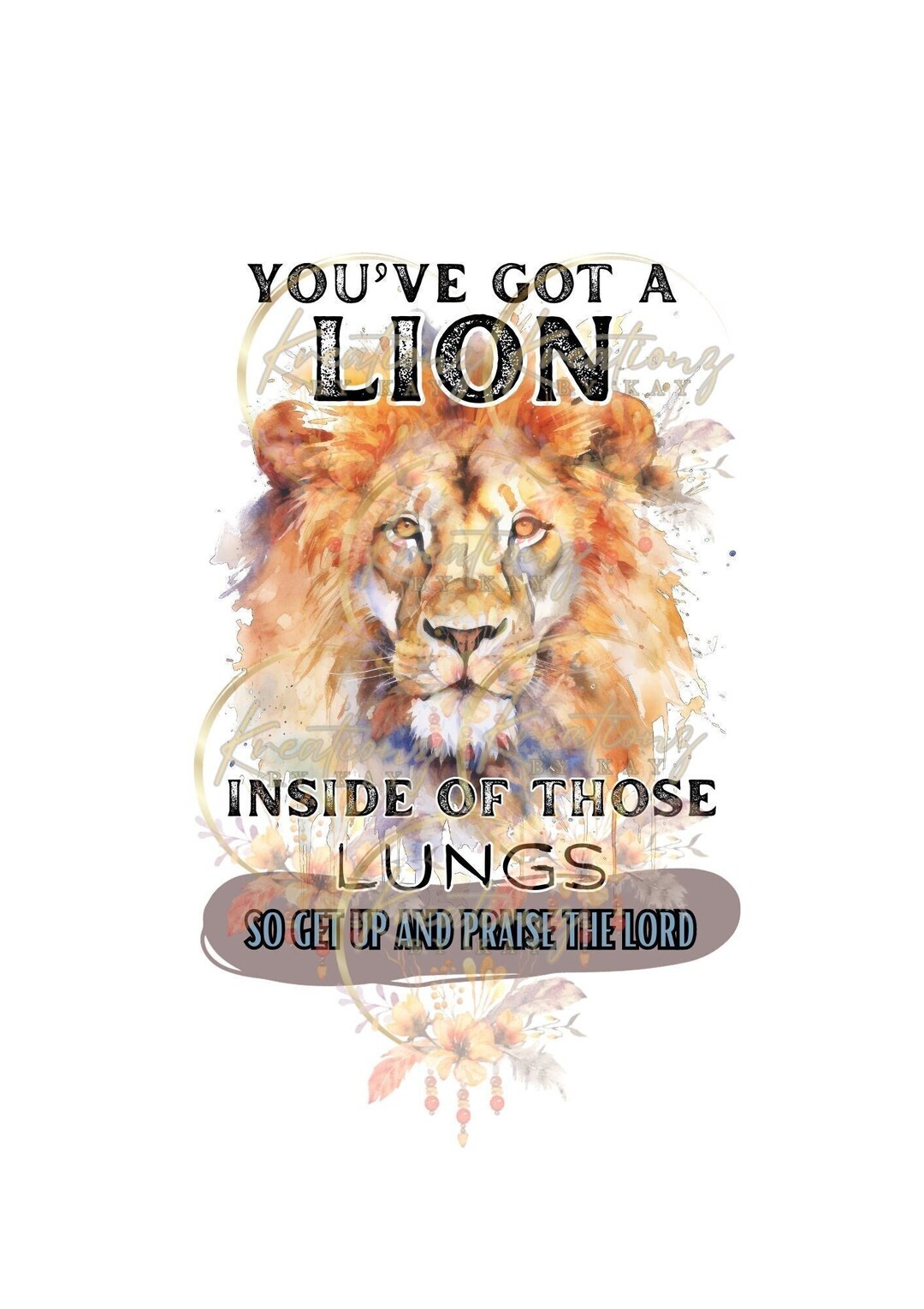 You've Got a Lion Inside of Those Lungs - Etsy