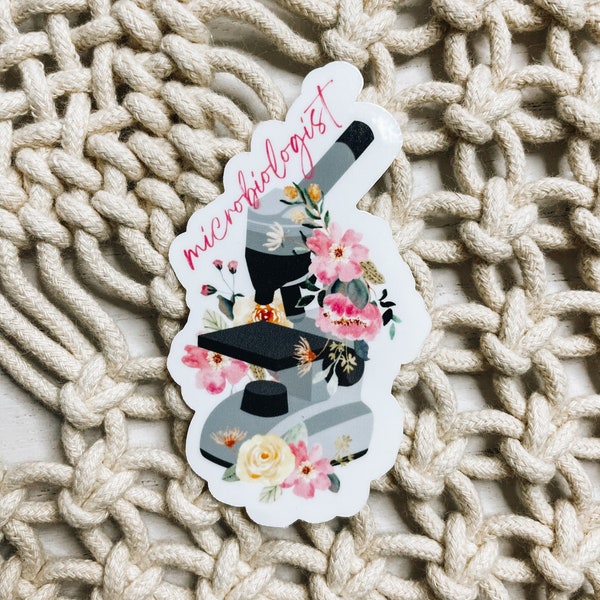 Cute Cell Culture Vinyl Sticker Sheet, Science Biology Stem Cells ...