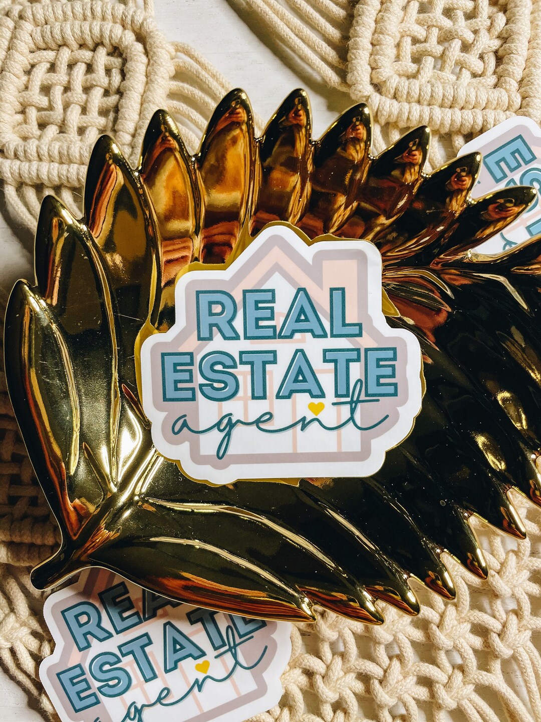 Real Estate Agent Sticker, Real Estate Exam or House Closing Thank You ...