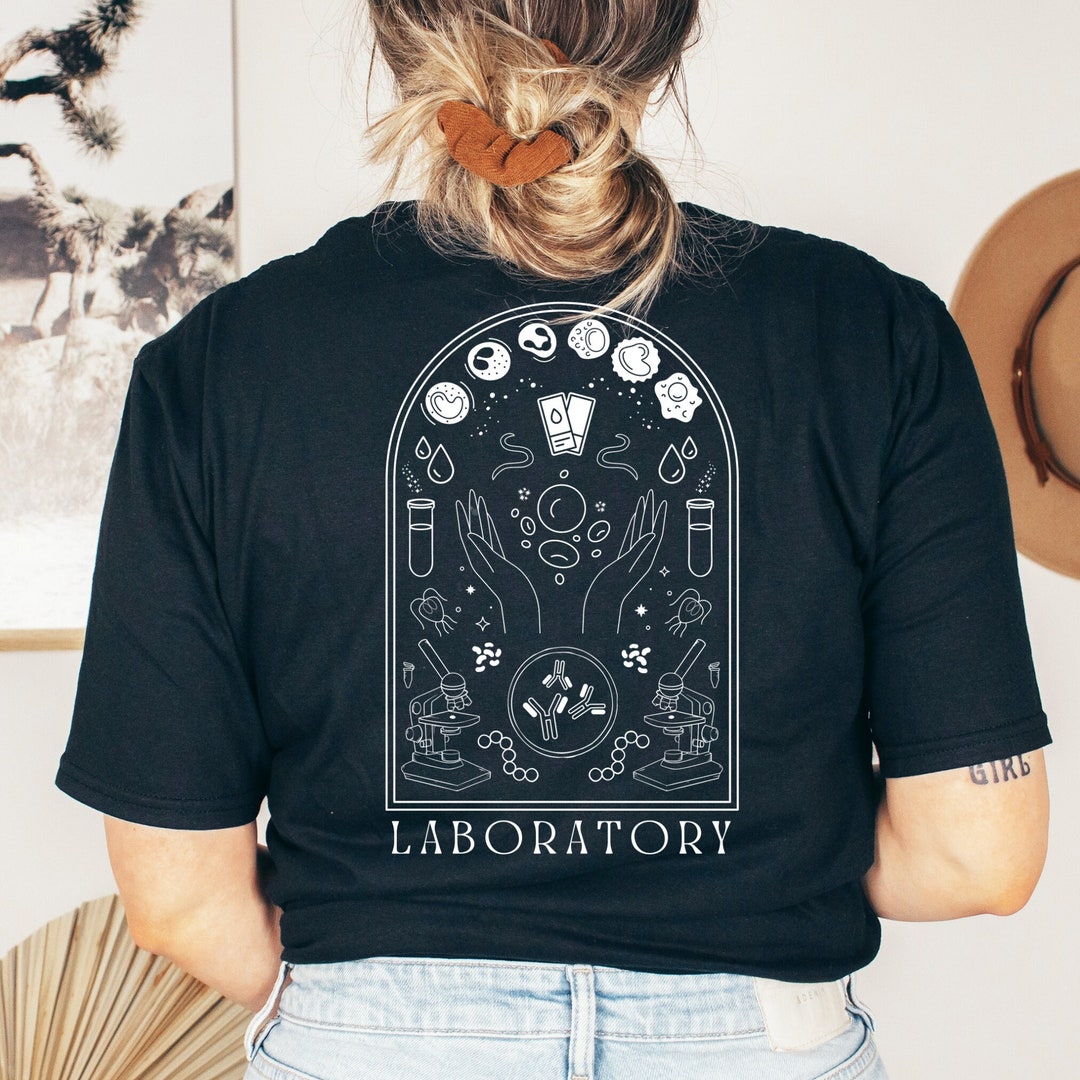 LABORATORY Tarot Card Inspired Lab Unisex T-shirt, for Lab Techs, Med ...