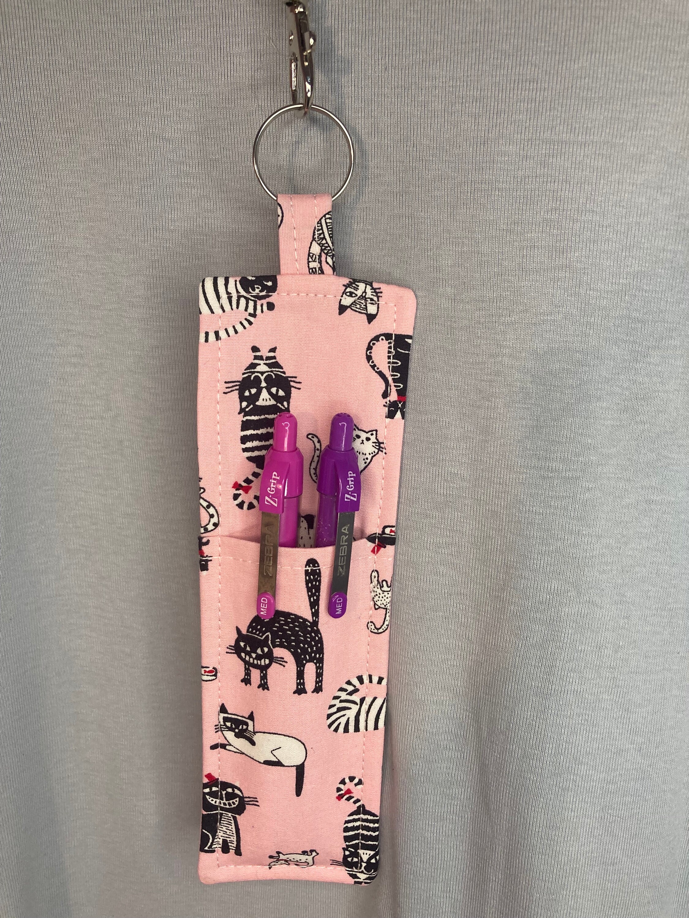 Fabric Pen Holder for a Lanyard - Etsy UK