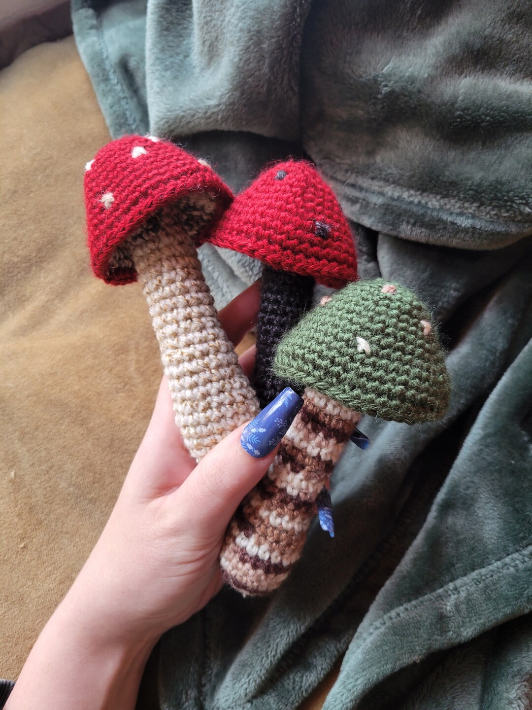 Mushroom Fidget Toy - Mushroom Stress Ball - Amigurumi Mushroom ...