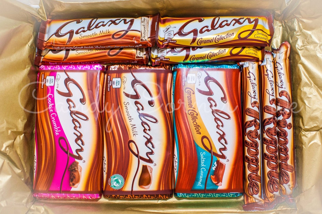 Large Galaxy Chocolate Hamper Gift Box, Personalised, Birthday, Any ...