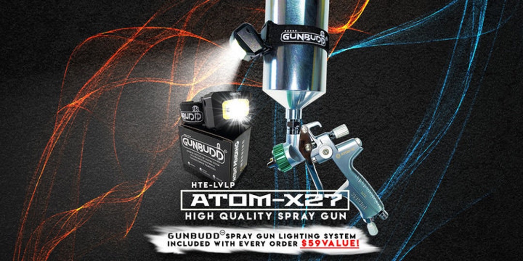 Original Atom X27 Professional Spray Gun LVLP Solvent/waterborne W ...