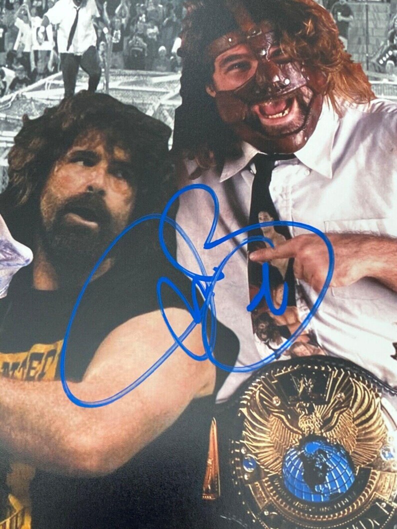 Mick Foley WWE Wrestling 8x10 Signed Photo JSA COA Certified Autograph - Etsy