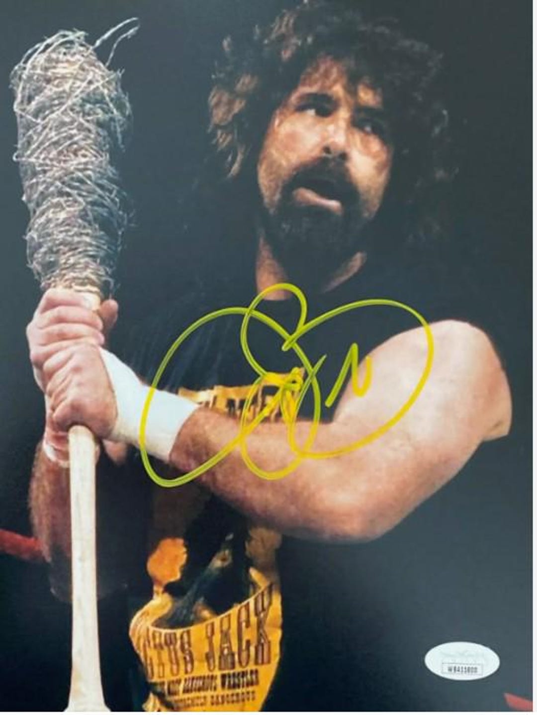 Mick Foley Signed Autograph Photo 8x10 Cactus Jack WWF WWE JSA Coa - Etsy