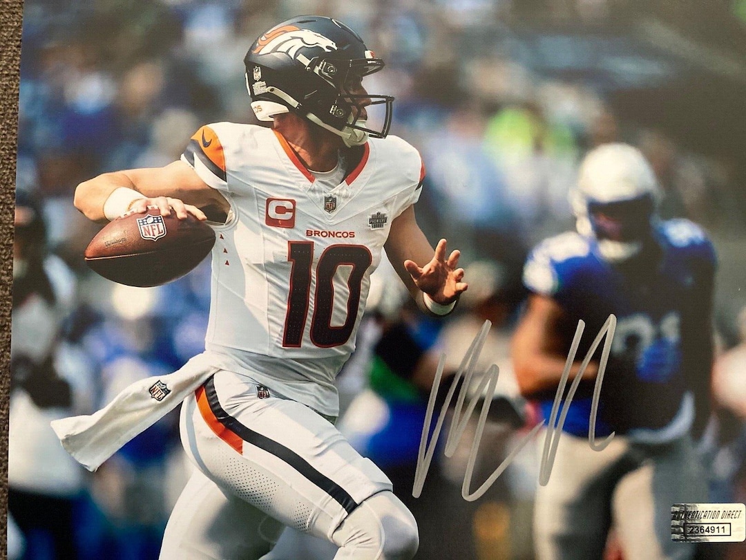 BO NIX Signed Autographed 8x10 Photo Denver Broncos ---- COA - Etsy