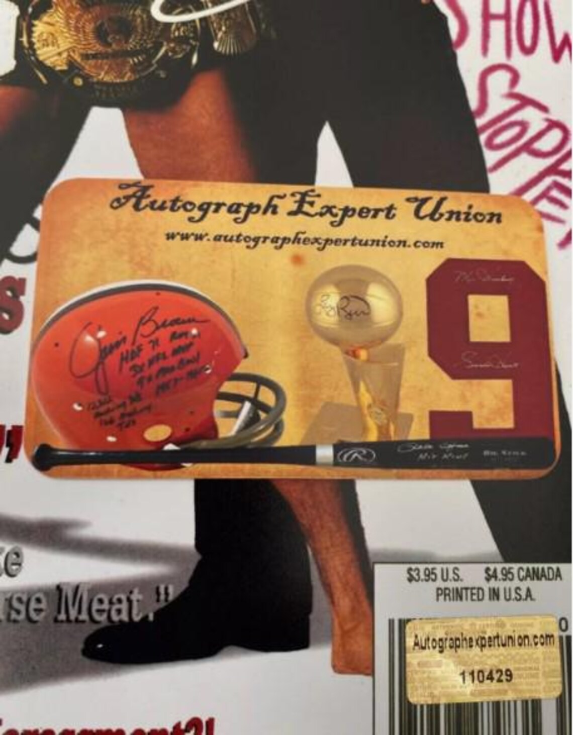 Triple H Signed Autographed 8X10 Photo WWE Hunter Hearst Helmsley - COA ...