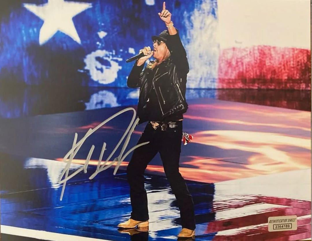 Kid Rock Signed Autographed 8x10 Photo MAGA TRUMP COA - Etsy