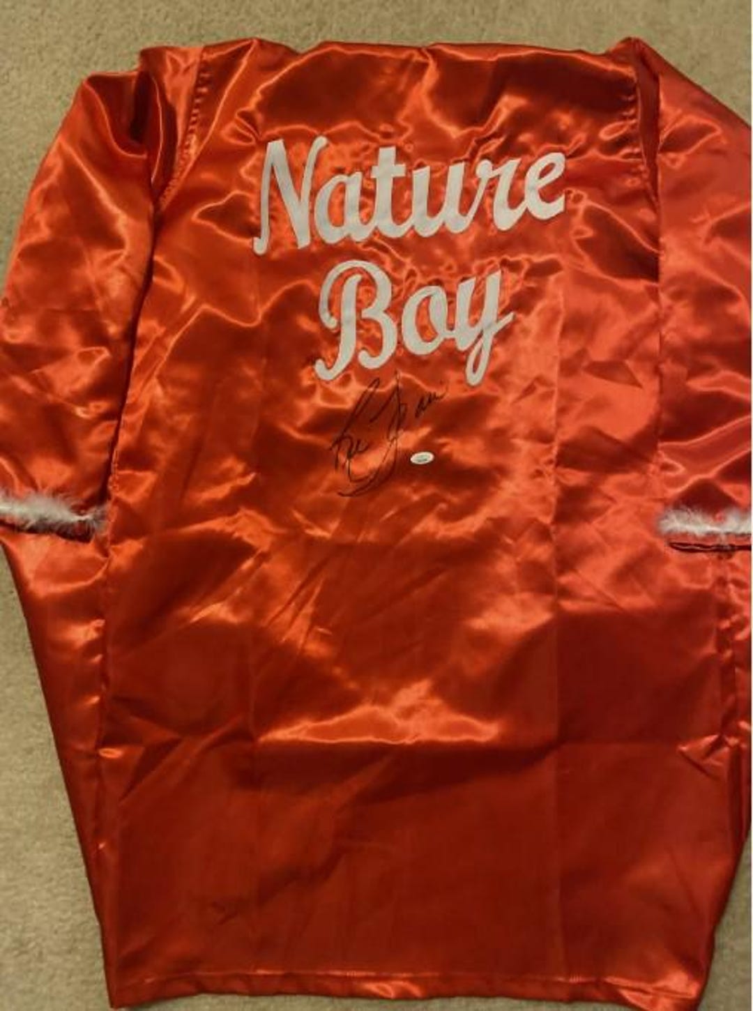 Ric FLAIR "nature Boy" Signed Autographed Red Robe JSA COA - Etsy
