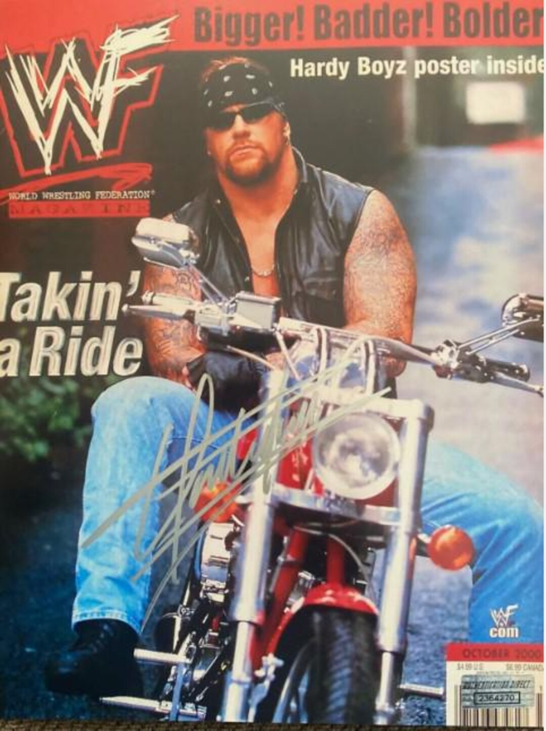 The Undertaker Signed Autographed 8X10 Photo WWE - COA - Etsy
