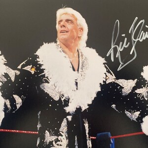 Ric Flair Signed Autograph 8x10 Photo WWE WWF Elite Certification COA ...