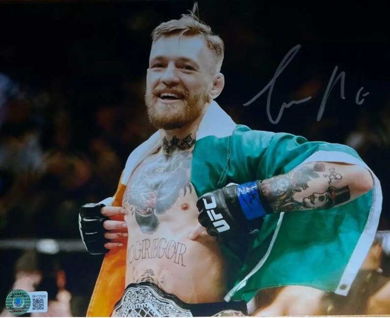 Conor Mcgregor Signed 8X10 Photo Notorious Mystic Mac Ufc BECKETT COA ...