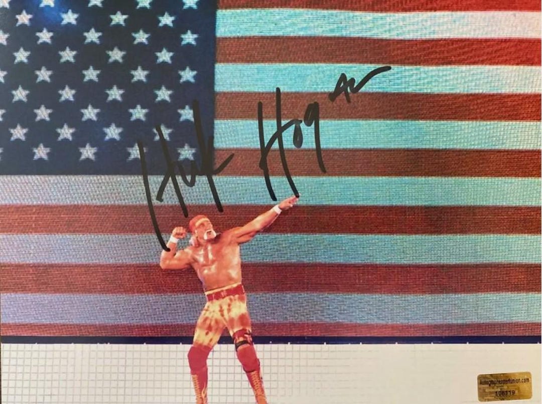Hulk Hogan Signed Autographed 8x10 Photo With COA - Etsy