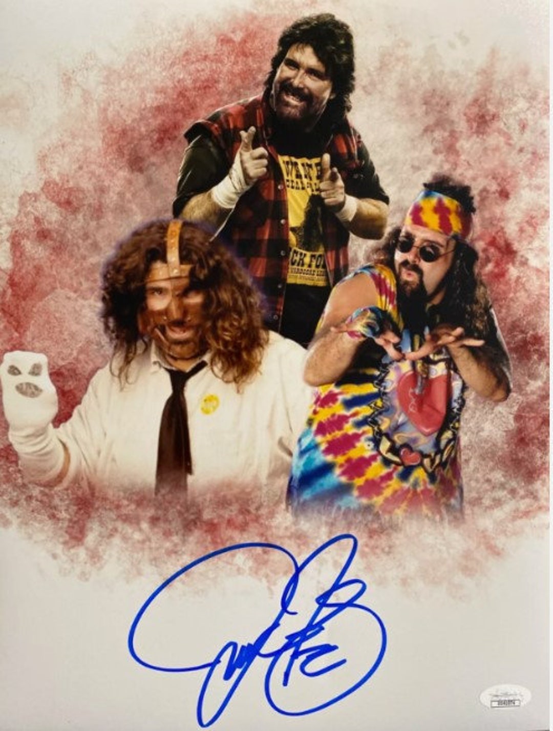 Mick Foley Signed 11x14 Photo Wrestler Autographed WWE WWF JSA Coa - Etsy