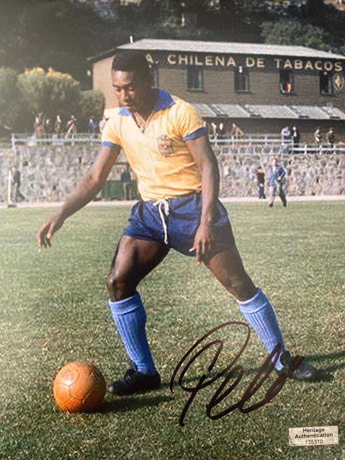 Pele Signed AUTOGRAPHED 8x10 Photo Brazil Soccer MLS -- COA - Etsy