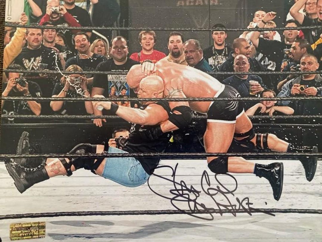 Stone Cold Steve Austin Signed Autographed 8x10 Photo Wwf WWE - COA - Etsy
