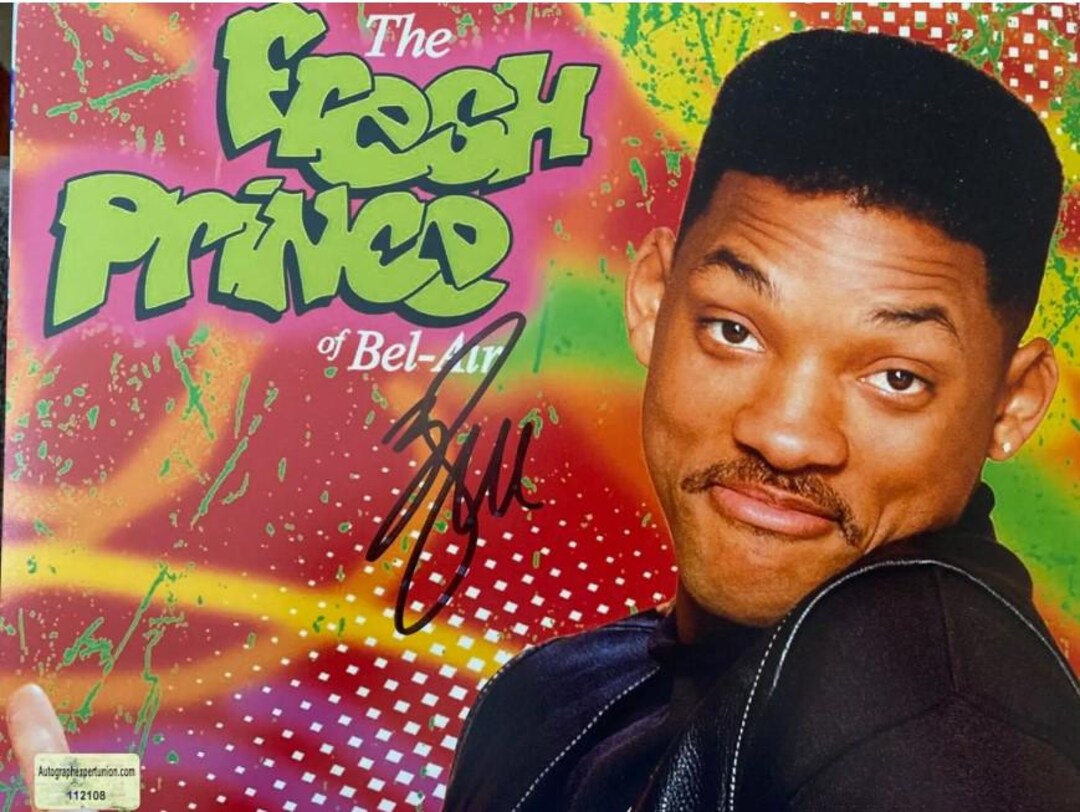 Will Smith 'the Fresh Prince of Bel-air' Signed Autographed 8x10 Photo ...