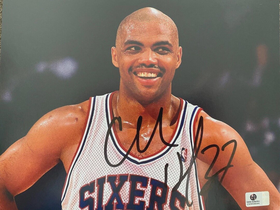 Charles Barkley Signed Autographed 8X10 Photo Philadelphia 76ers ...