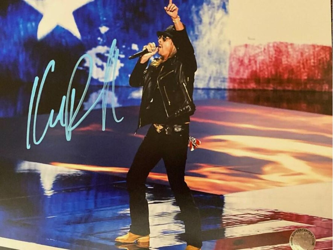 Kid Rock Signed Autographed 8x10 Photo MAGA TRUMP -- COA - Etsy