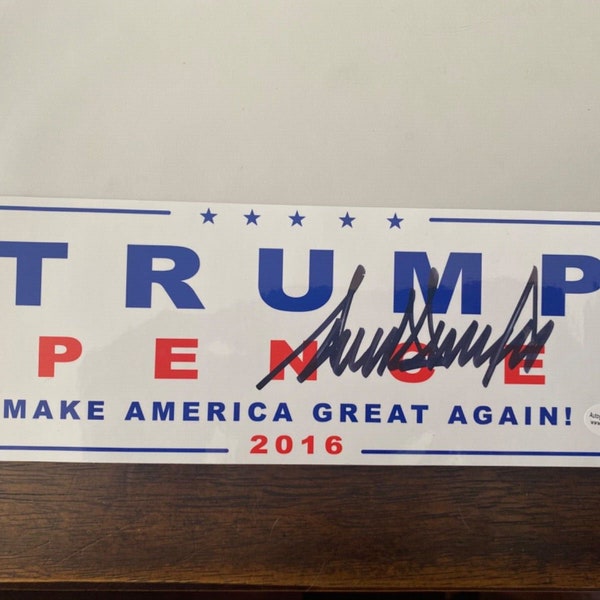 Signed by Trump - Etsy UK