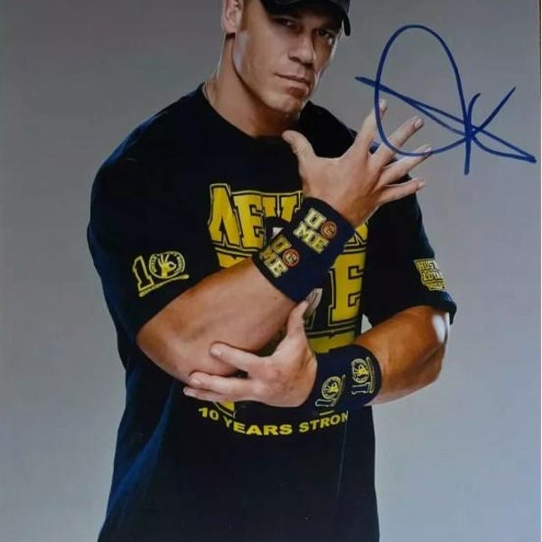 John Cena Autograph - Etsy