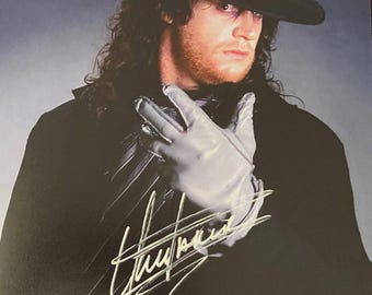 Undertaker Autographed Signed WWE Wrestling 16x20 Photo JSA COA - Etsy