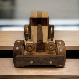 Handmade Wooden Retro Car Toy | Unique Gift for Kids and Adults ...