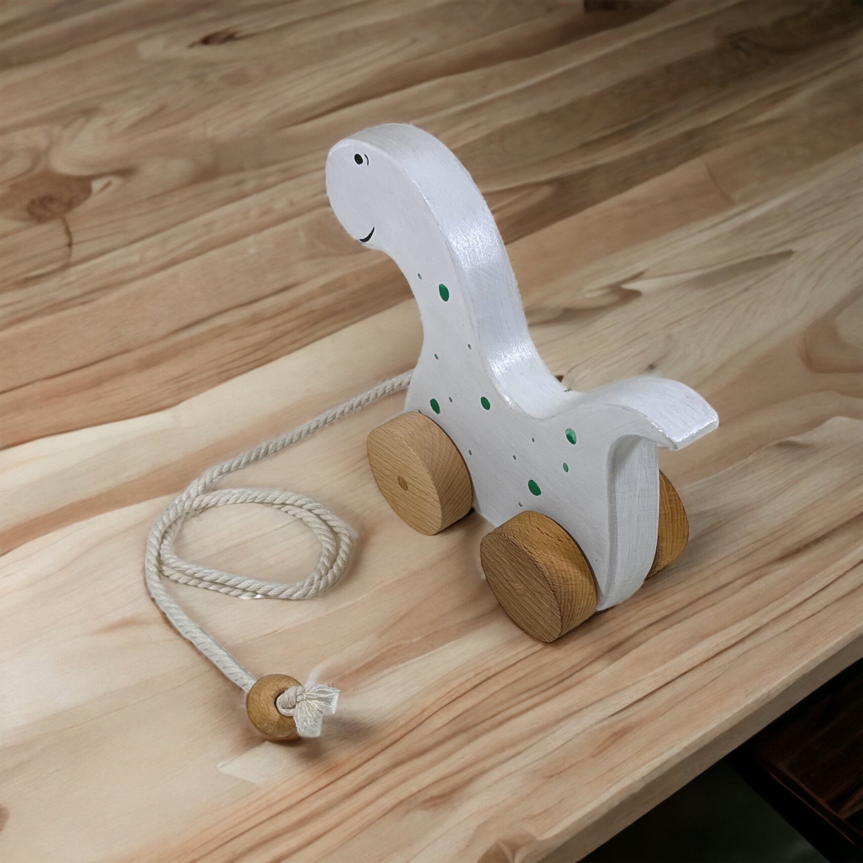 Wooden Dino Toy Pull Along Toy for Kids Push and Pull Toy - Etsy