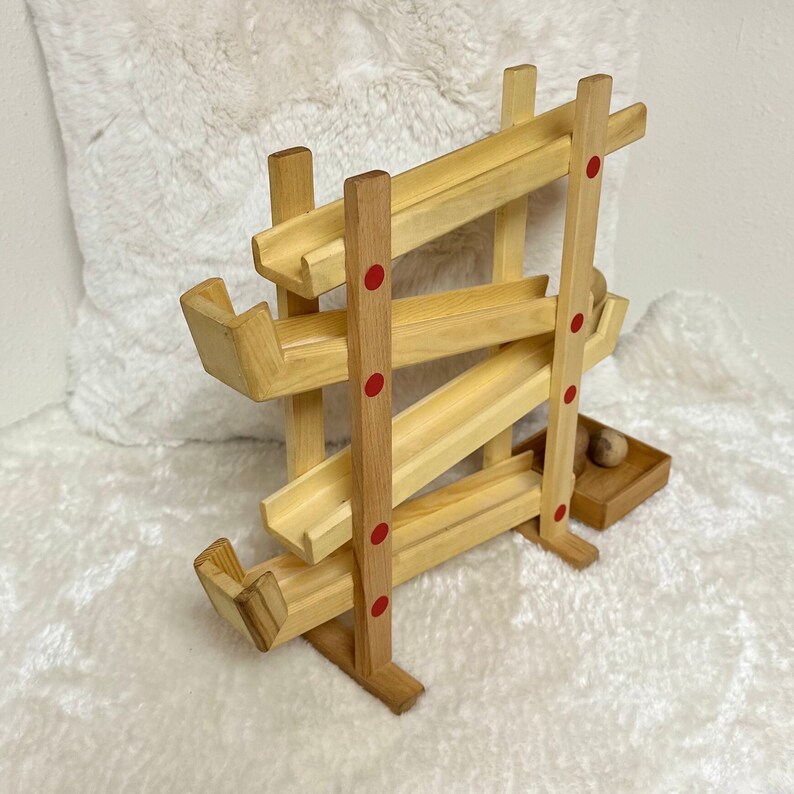 Handcrafted Wooden Ball Tracker Sustainable, Safe, and Fun Improve ...