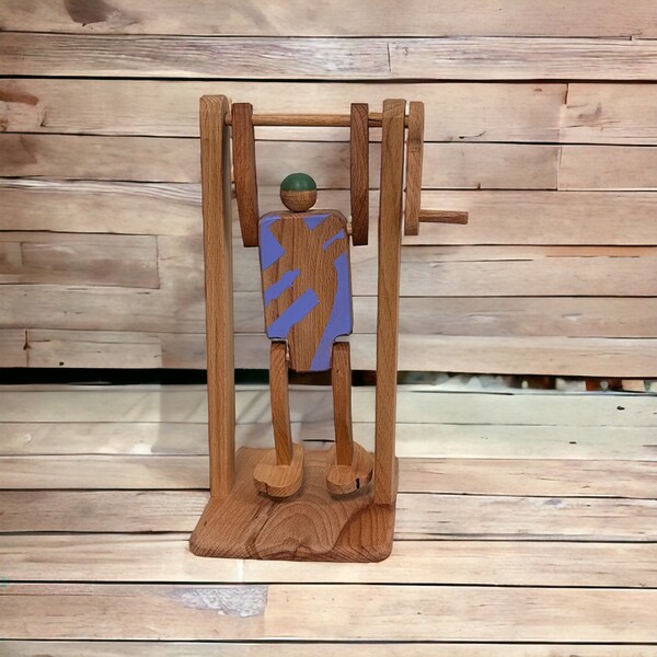 Wooden Acrobat Toy - Etsy