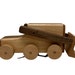 Handcrafted Wooden Bulldozer Toy for Toddlers Farm Vehicle Push Toy ...