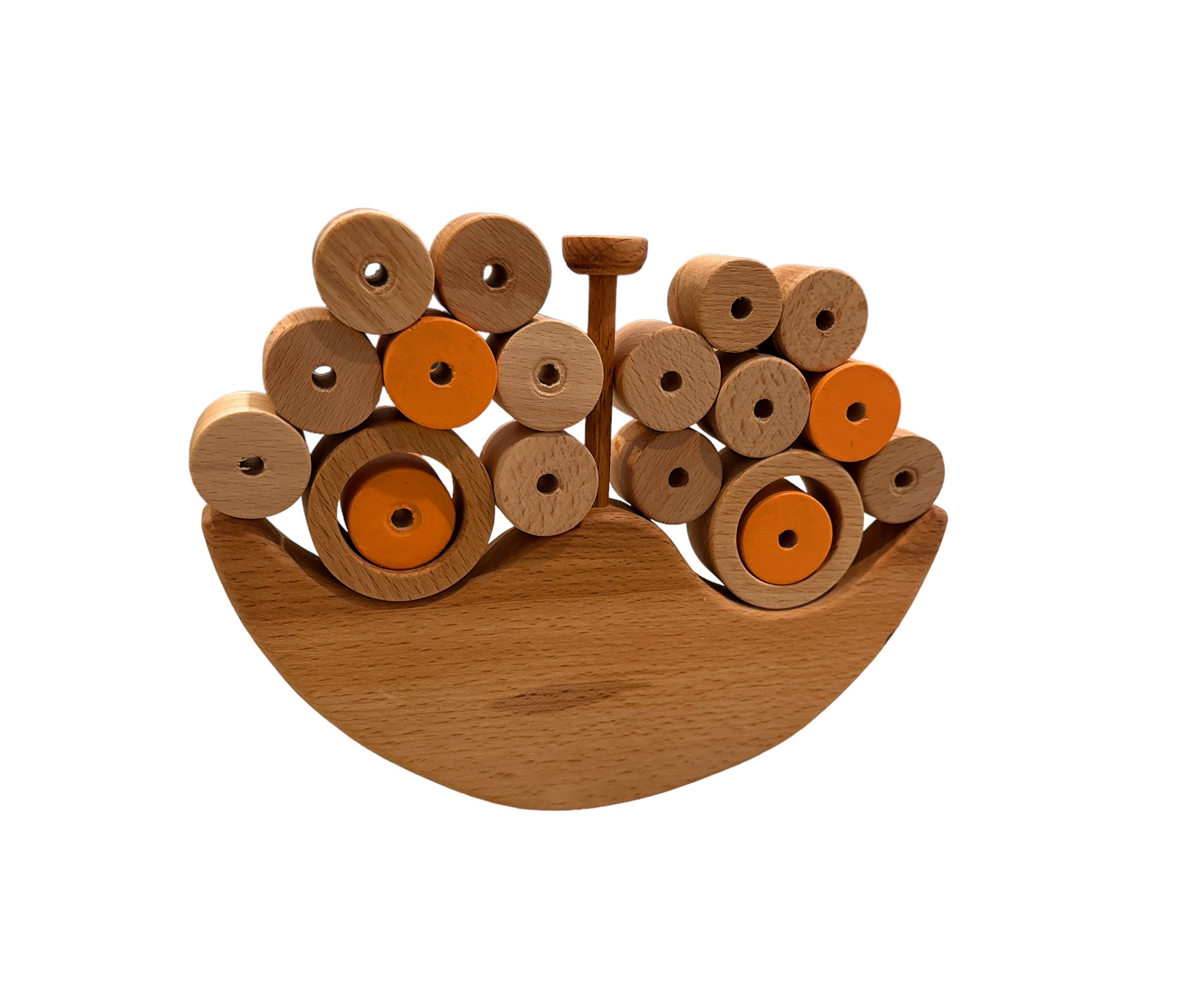 Montessori Wooden Balance Toy for Toddlers Handcrafted - Etsy