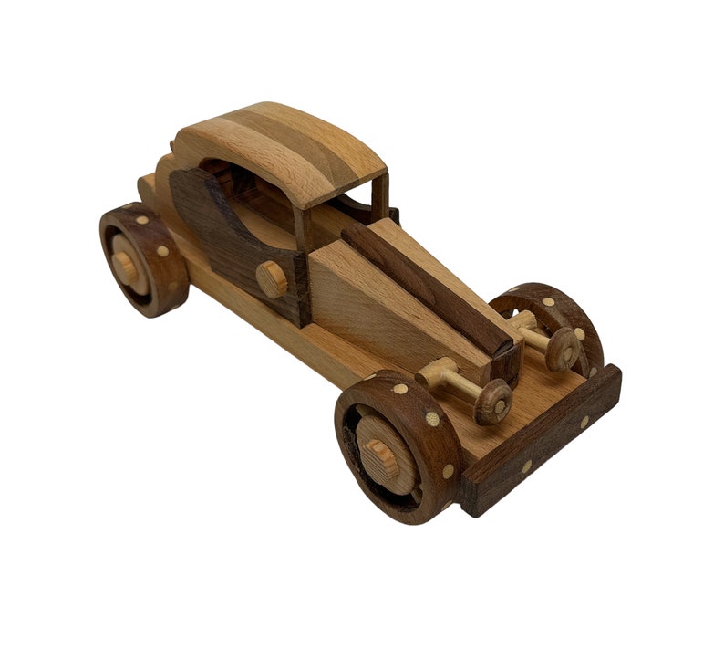 Handmade Wooden Retro Car Toy | Unique Gift for Kids and Adults ...