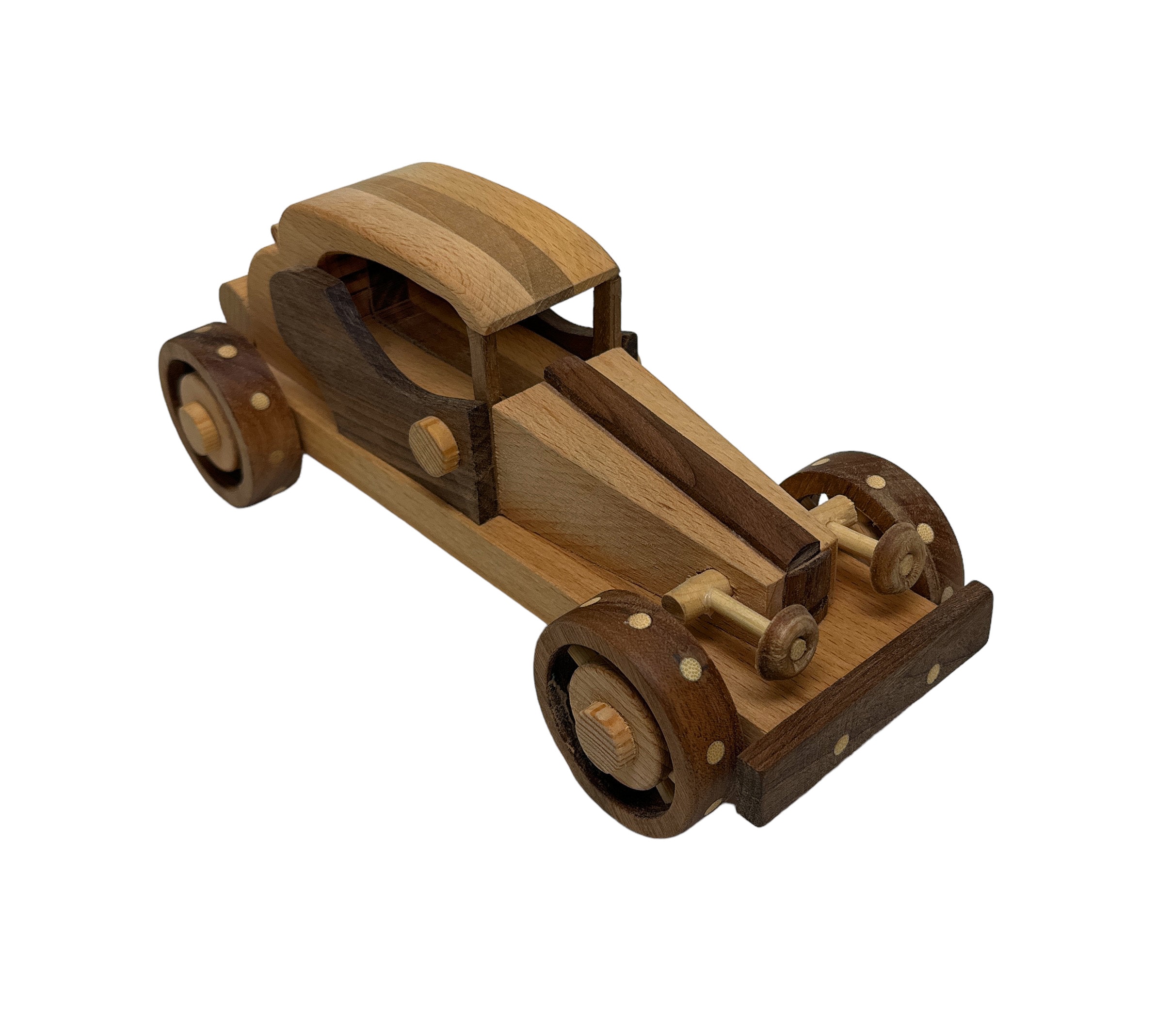 Handmade Wooden Retro Car Toy Unique Gift for Kids and Adults ...