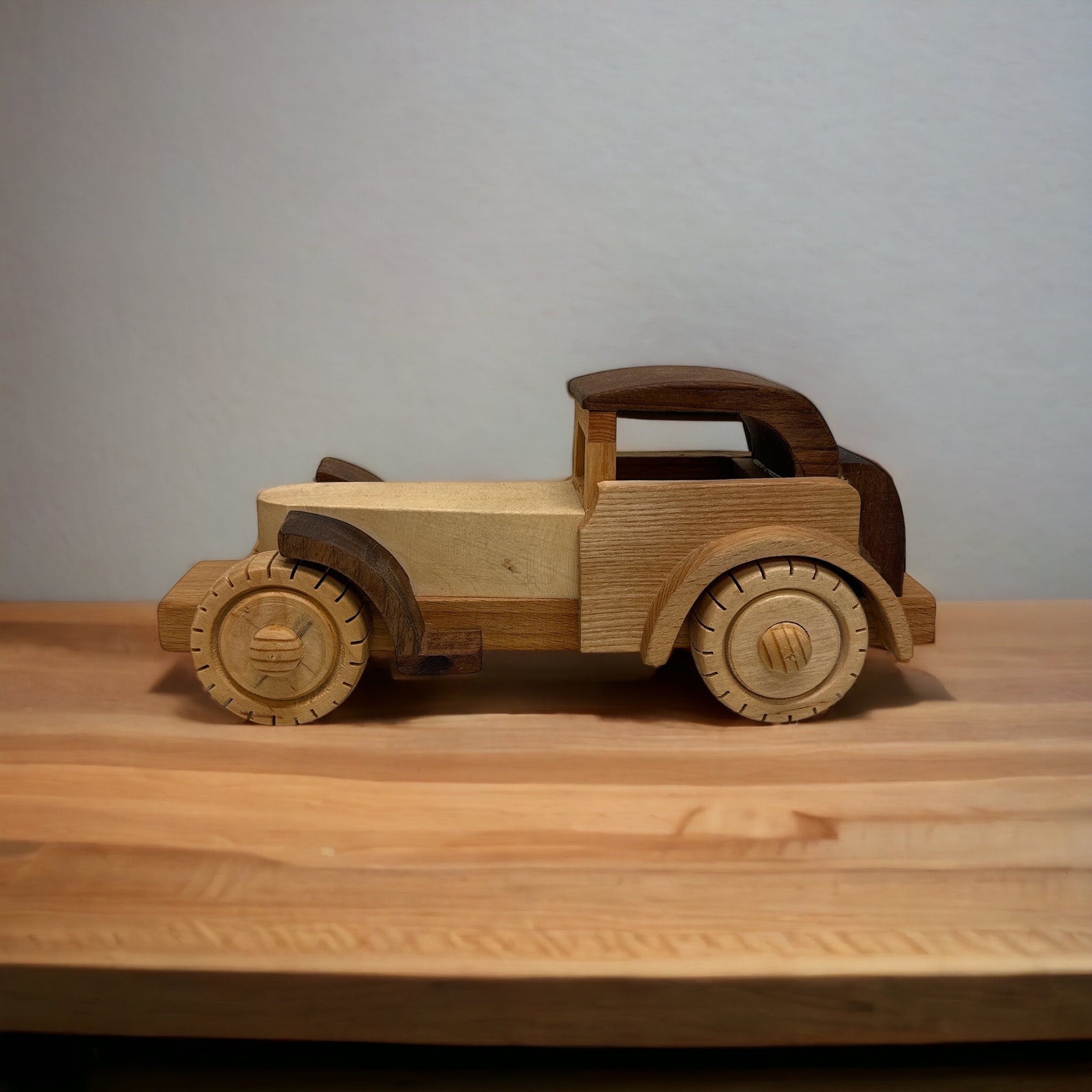 Wooden Retro Car - Handmade Classic Car Toy for Kids | Gift for Car ...