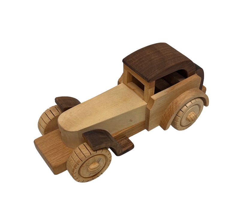 Wooden Retro Car Handmade Classic Car Toy for Kids Gift for Car Lovers ...