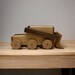 Handcrafted Wooden Bulldozer Toy for Toddlers Farm Vehicle Push Toy ...