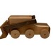 Handcrafted Wooden Bulldozer Toy for Toddlers Farm Vehicle Push Toy ...