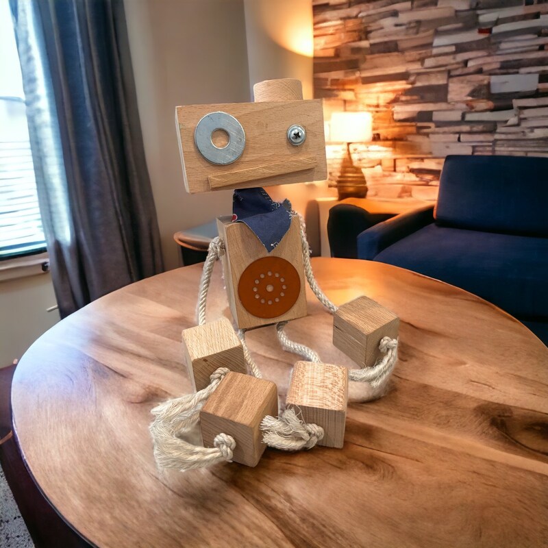 Wood Robots - Etsy