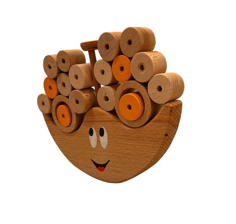 Montessori Wooden Balance Toy for Toddlers Handcrafted - Etsy