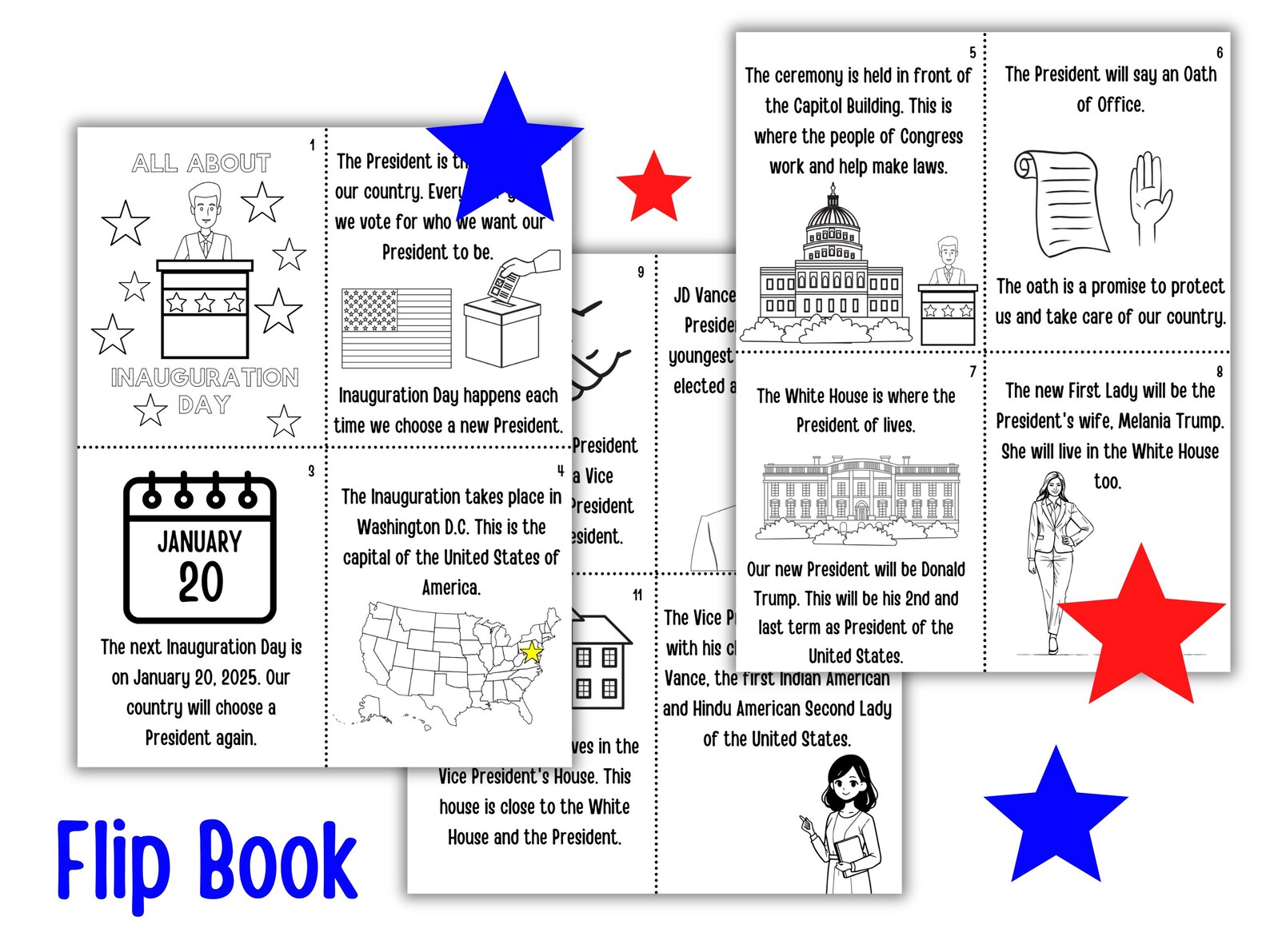 2025 Presidential Inauguration Day Lesson and Activities, Donald Trump ...