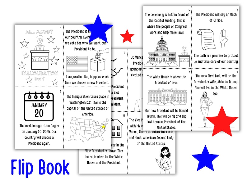 2025 Presidential Inauguration Day Lesson and Activities, Donald Trump ...