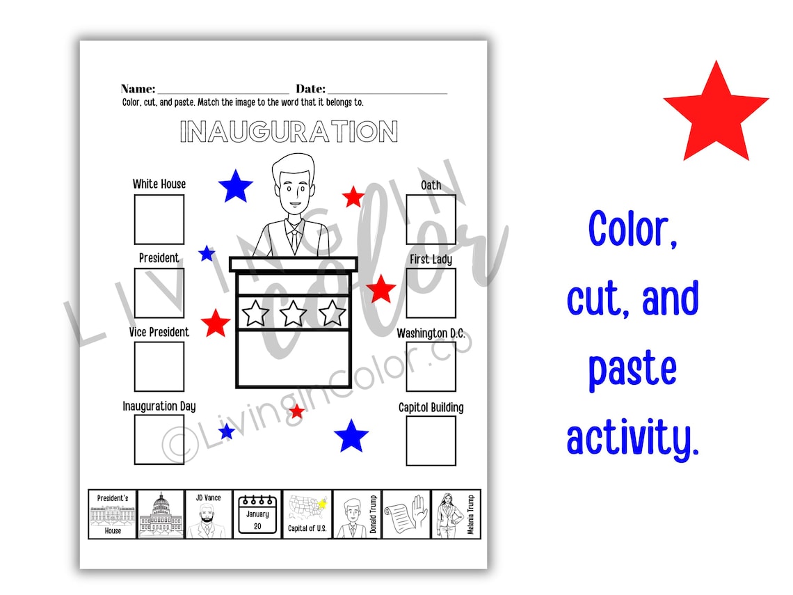 2025 Presidential Inauguration Day Lesson and Activities, Donald Trump ...