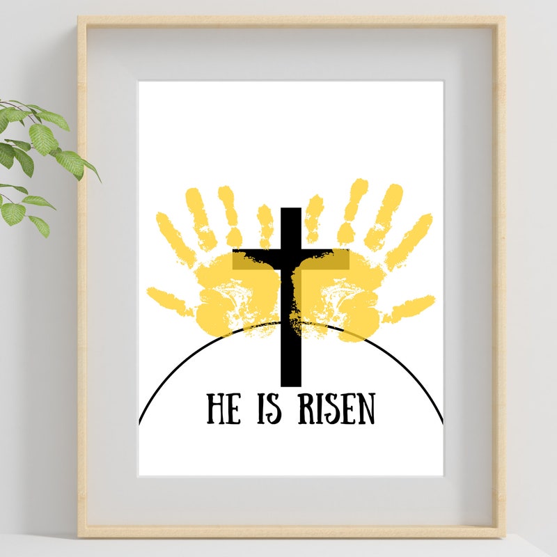 He is Risen Wreath - Etsy
