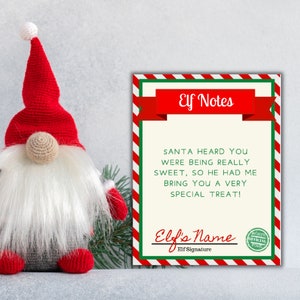 Editable Elf Note Cards, Elf Activity Cards, Printable Mischief Cards ...